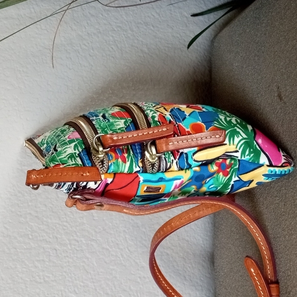 Dooney & Bourke | Bags | Rare Dooney Bourke Sandbar Bright Colorful ...